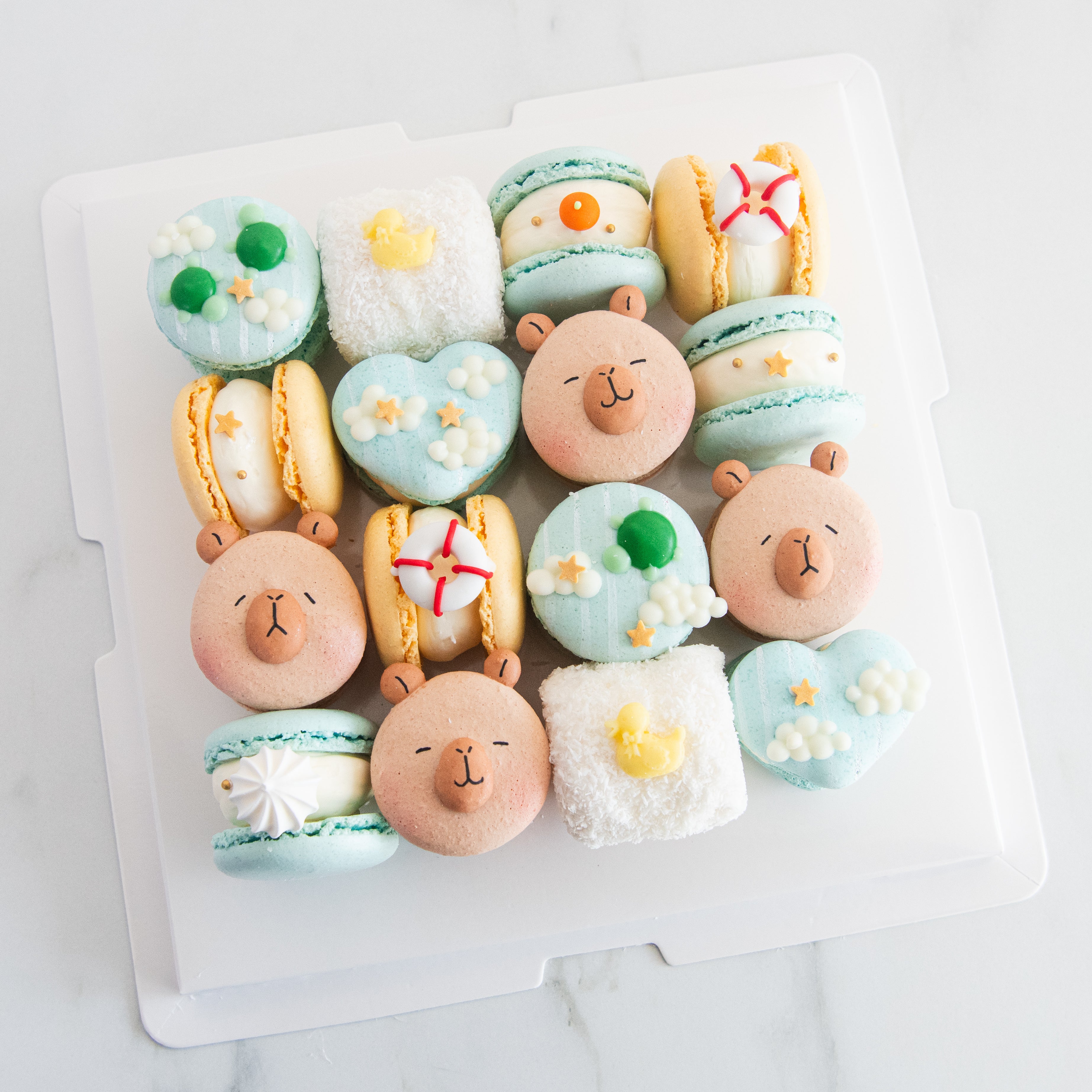 16 pcs Chill Time Capybara Fatcarons | $118 Nett