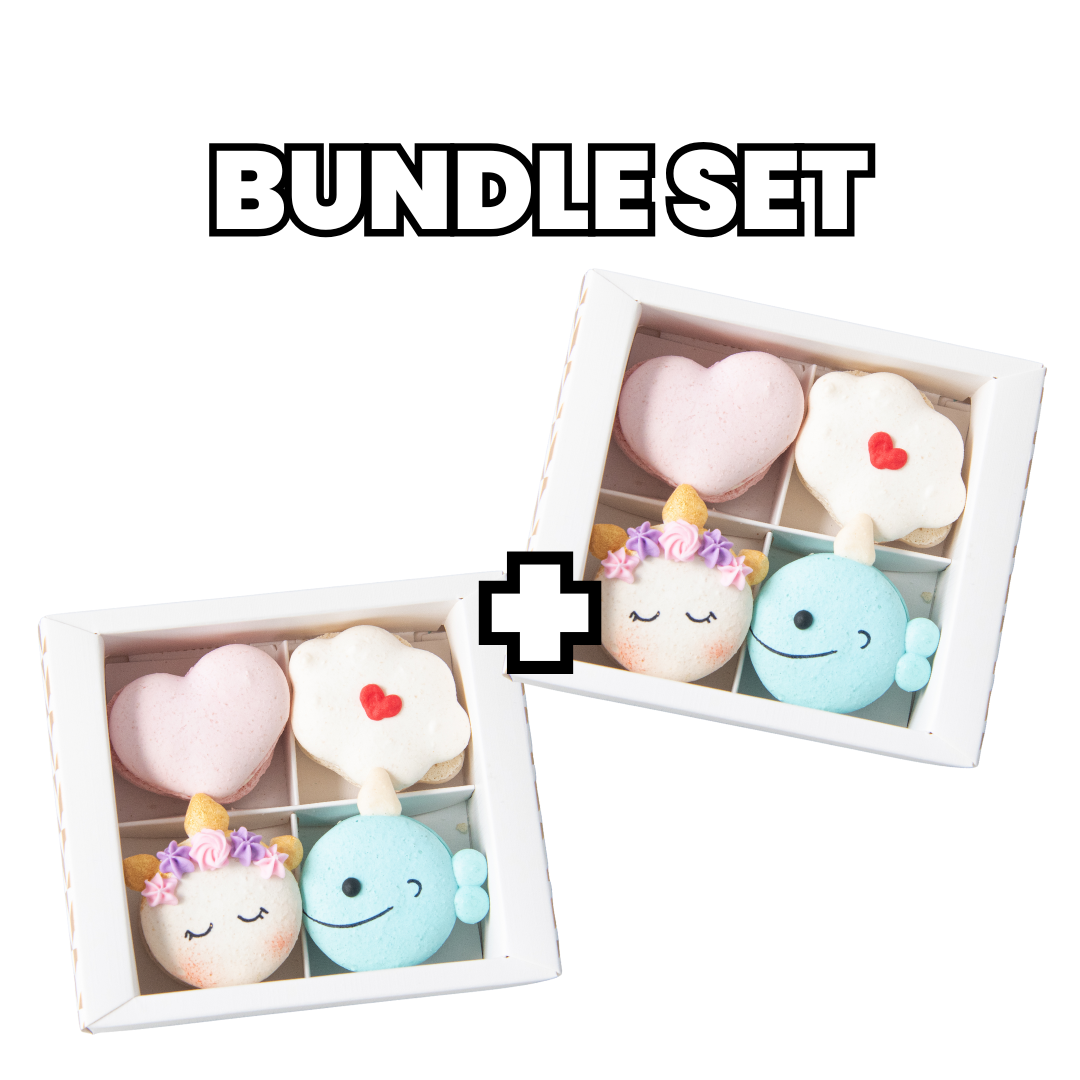 Bundle Set | 4pcs Unicorn Macaron bundle of 2 | U.P $50.00