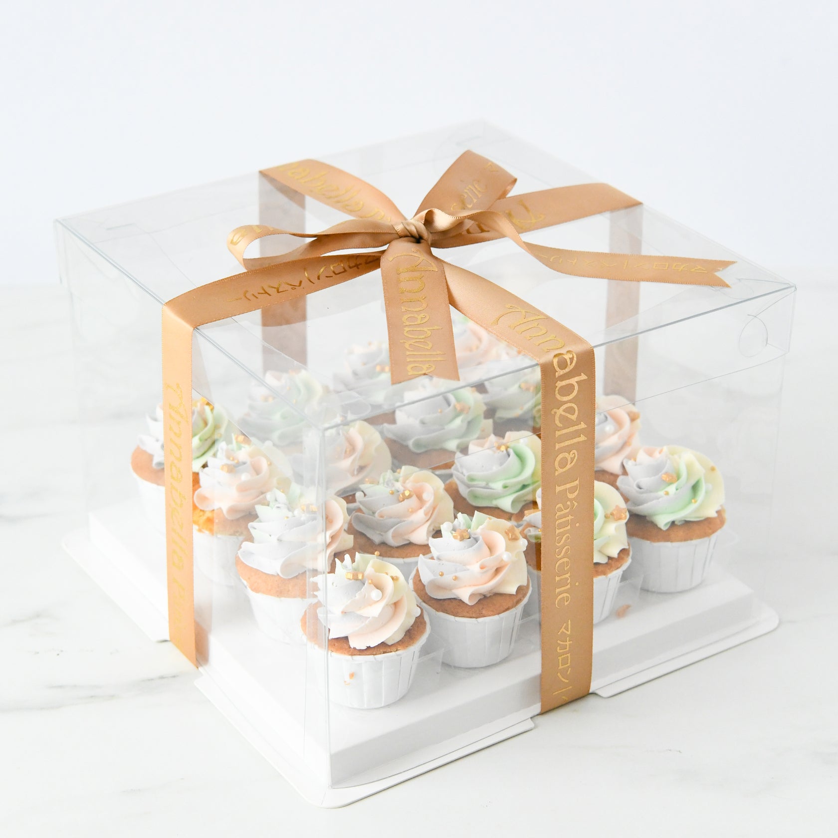 Rainbow Mini Cupcakes 16 pcs Set | $48.80 nett only