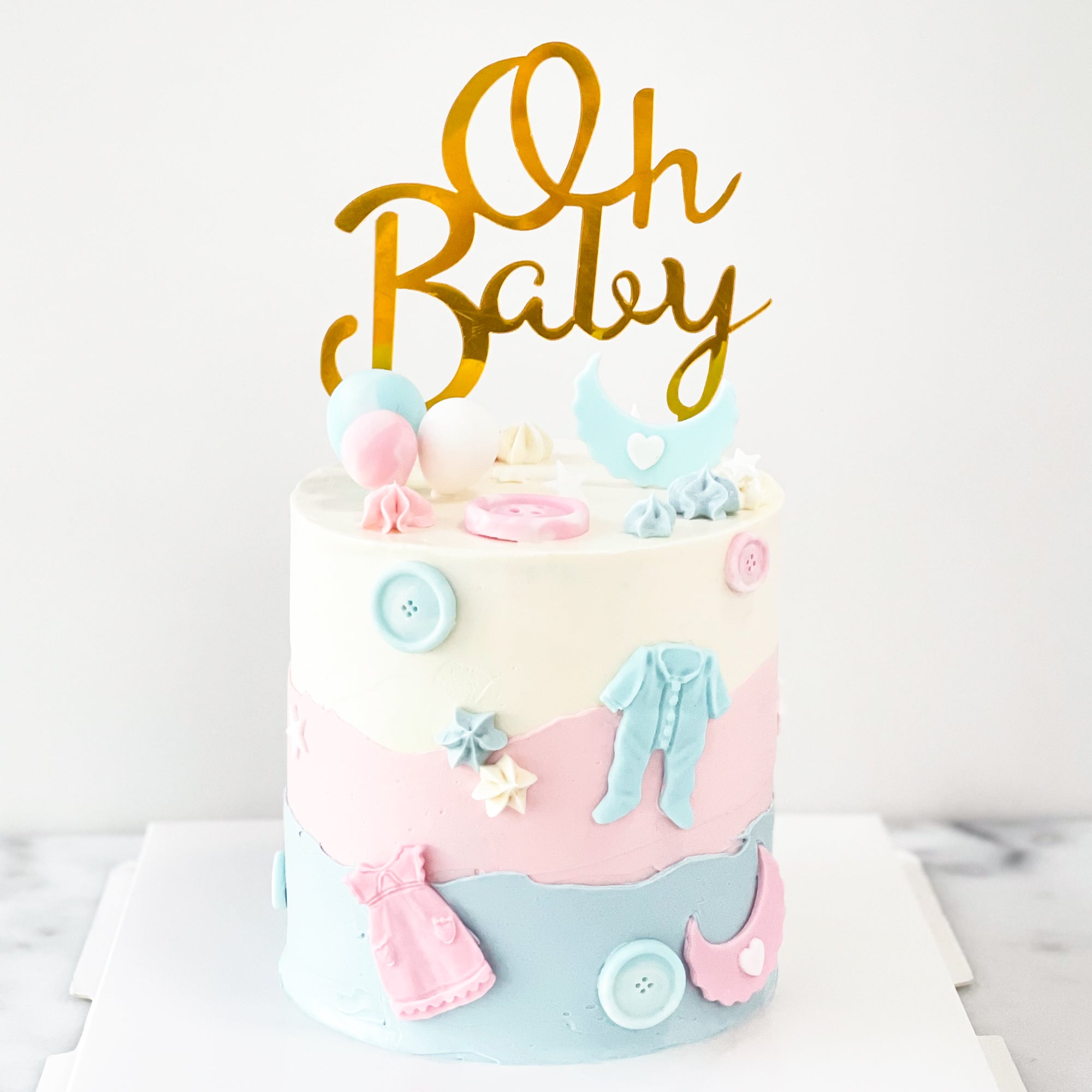 Customized Cake - Gender Reveal Surprise cake