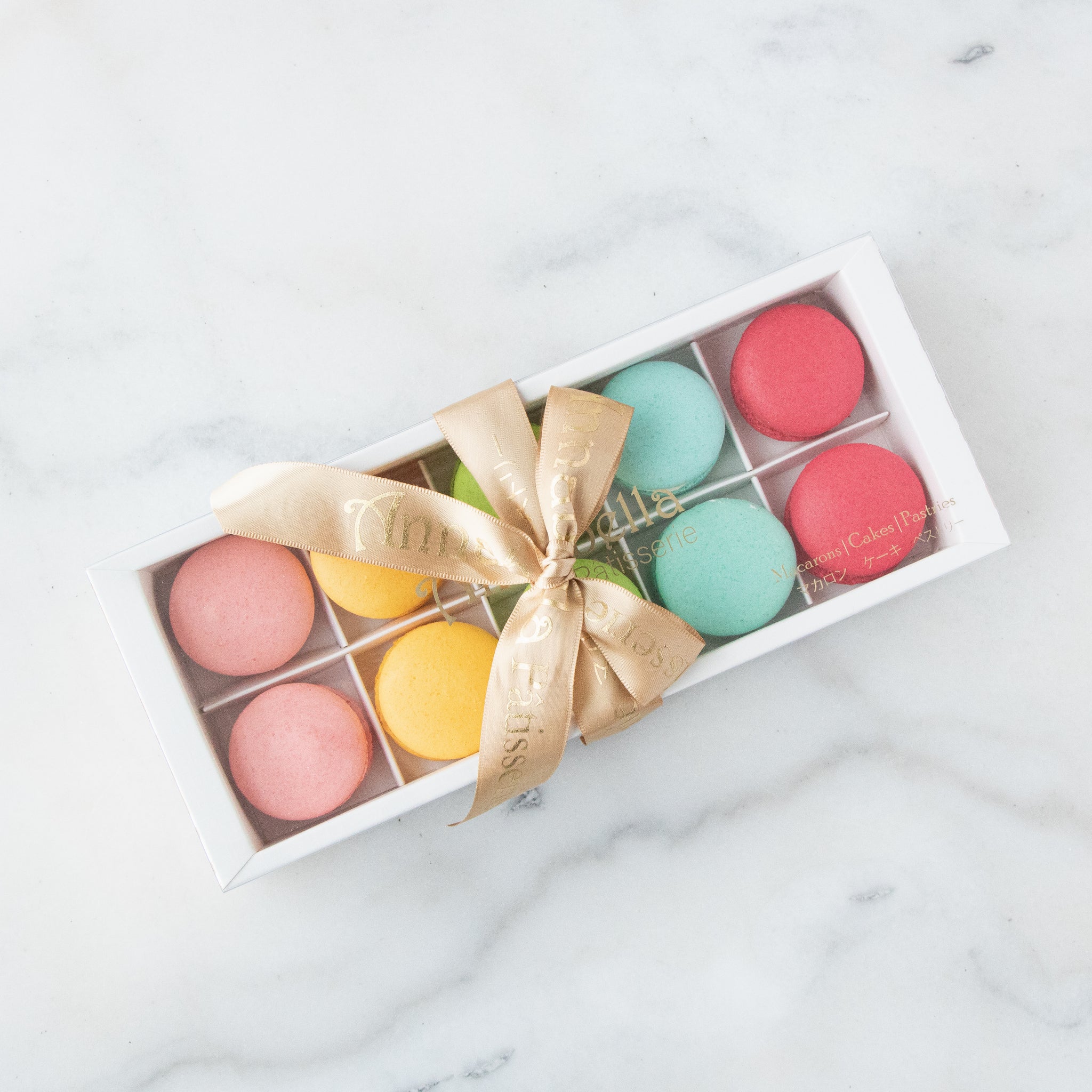 10pcs Classic Macarons (Premium1) in Gift Box and Paper Bag | Perfect