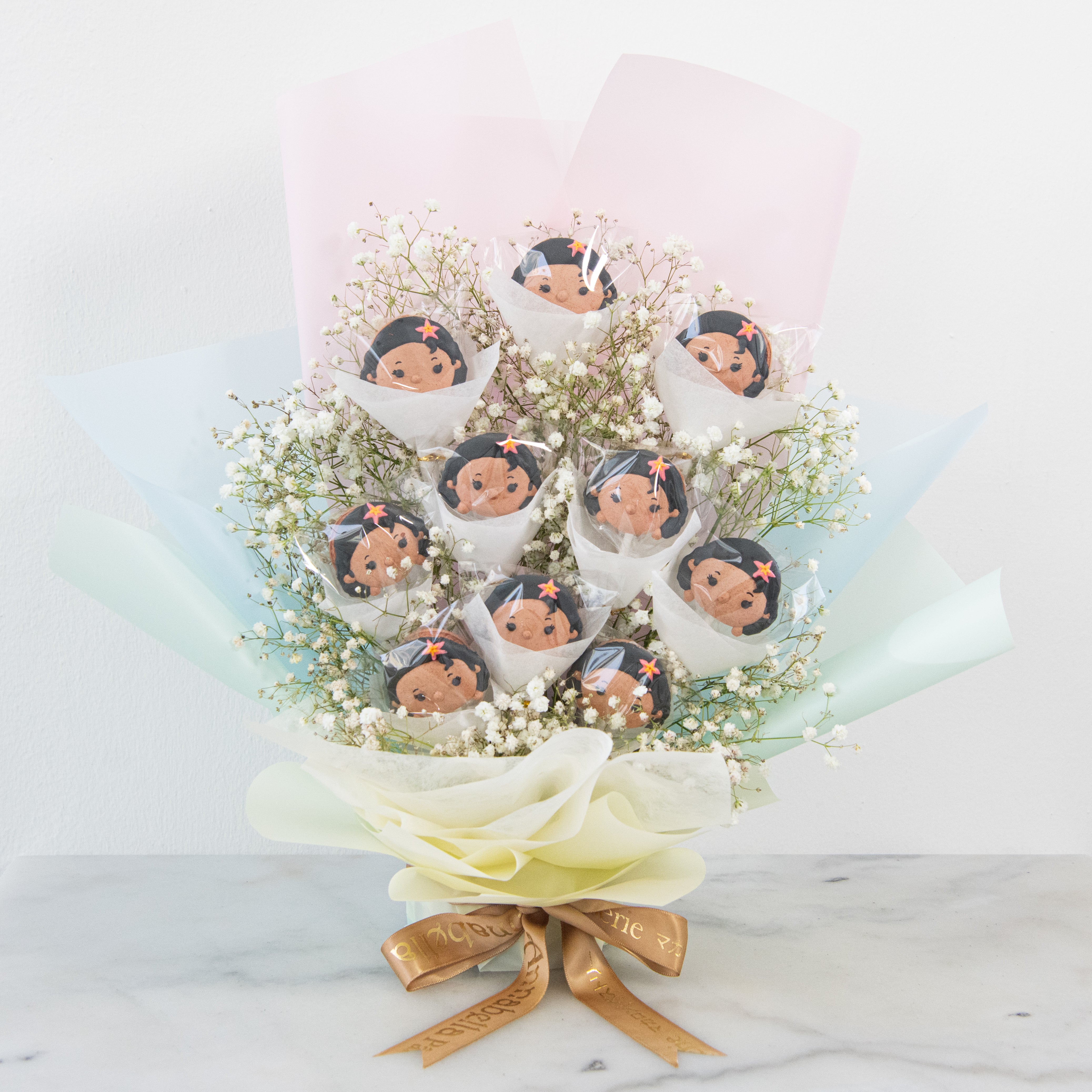 Disney Princess Moana Macaron Bouquet | (u.p $258.00)