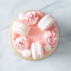 Sales! Lychee Rose Cake Petite | Including 3 pcs Macarons | $35.80 net ...