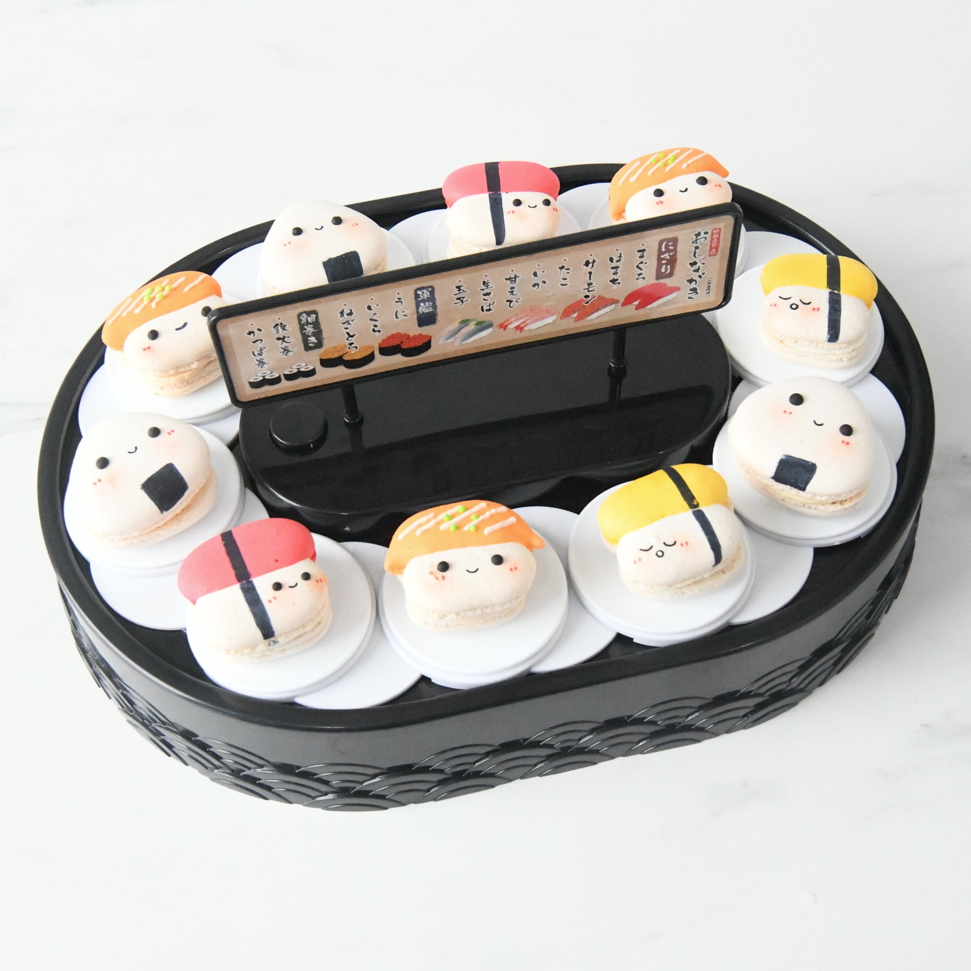 Sushi Belt + 10 pcs sushi macarons | $65.80 – Annabella Patisserie Macarons